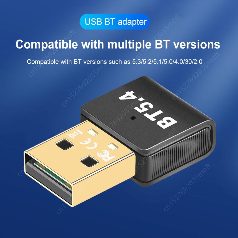 ♝USB BT 5.4 Dongle Adapter BT Transmitter and Receiver Supports Windows ...