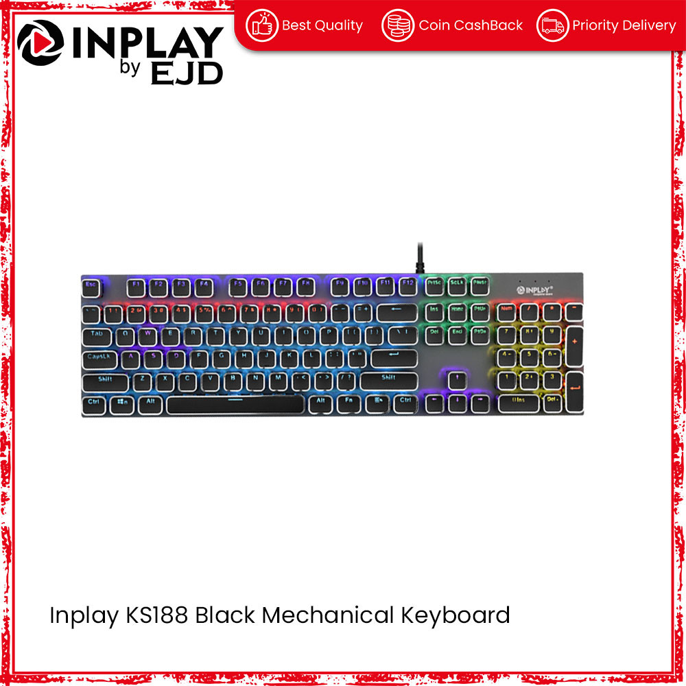 Inplay Ks188 Mechanical Keyboard By EJD | Shopee Philippines