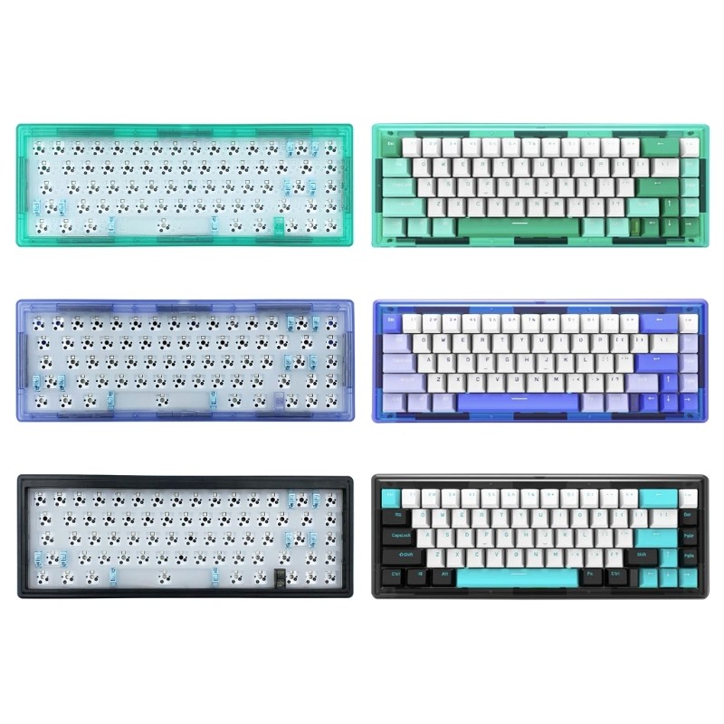 ⊰2024 New GAS67 Gasket Mechanical Keyboard Kit Hot Swappable GATERON ...