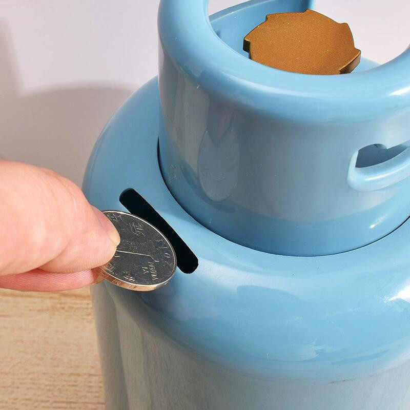 ☃Gas Tank Fire Extinguisher Money Safe Boxes Piggy Bank For Kids ...