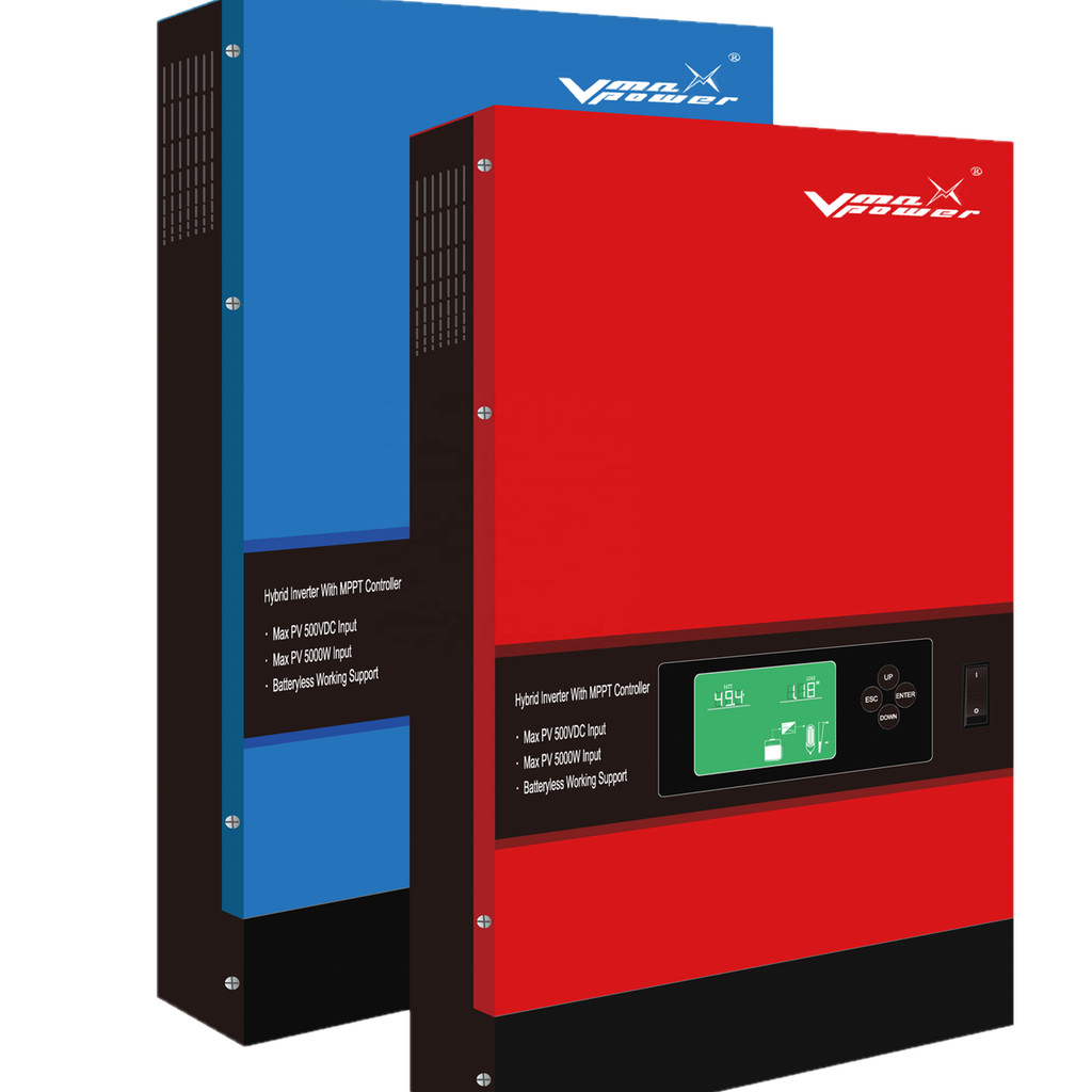 ☽Vmaxpower 3KW 3000W 24V 5KW 48V Solar Power Inverters Working without ...