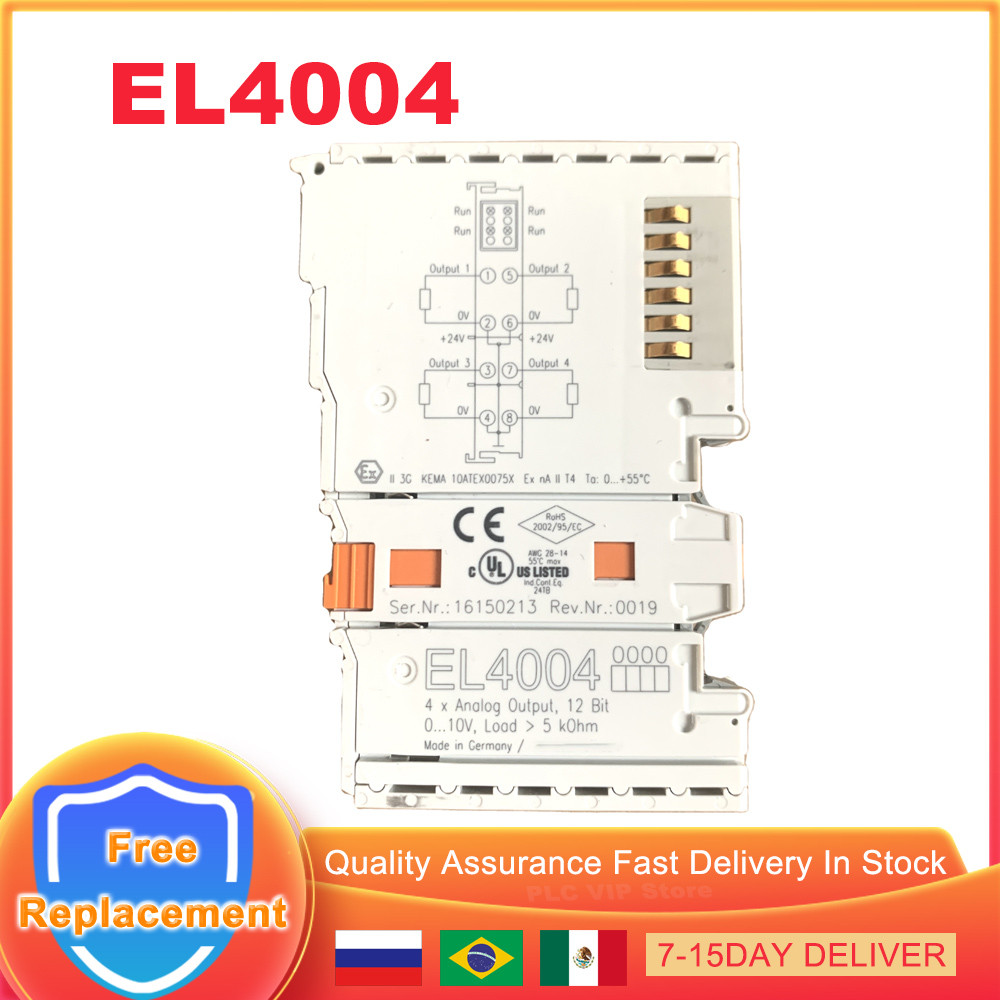 ☚EL4004 EL 4004 PLC Module EtherCAT Terminal 4-channel Analog Output New Original -w | Shopee ...