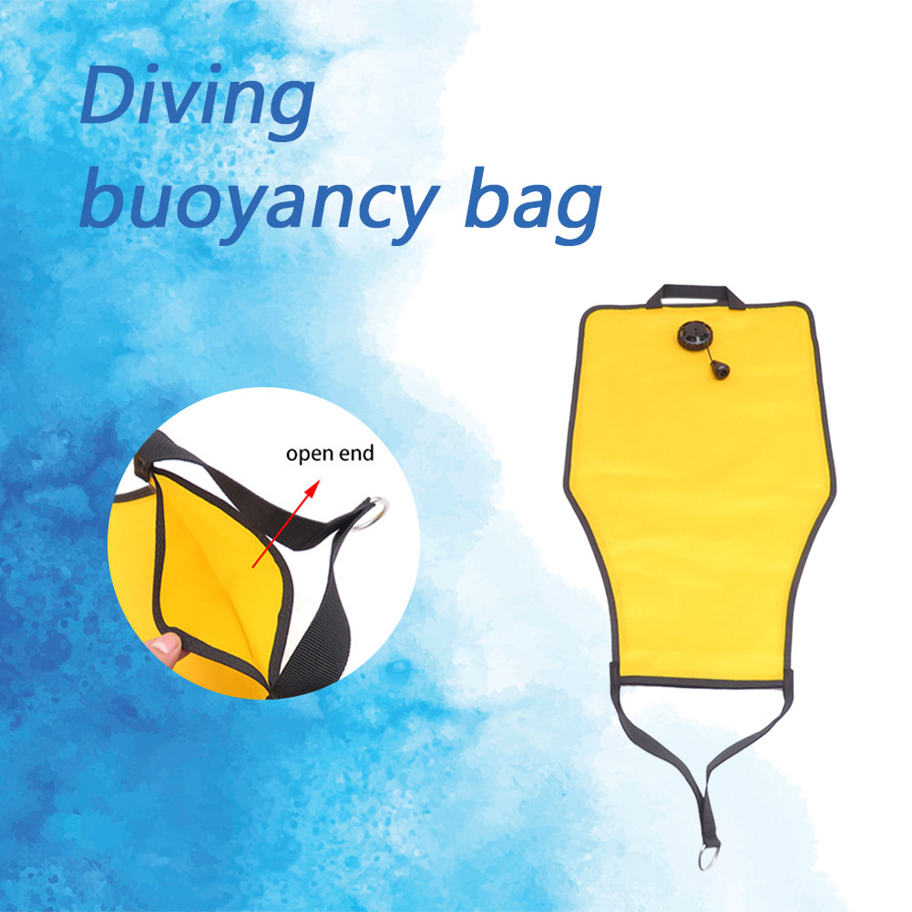 -30lbs Scuba Diving Lift Bag with Open Bottom Underwater Scuba Diving ...