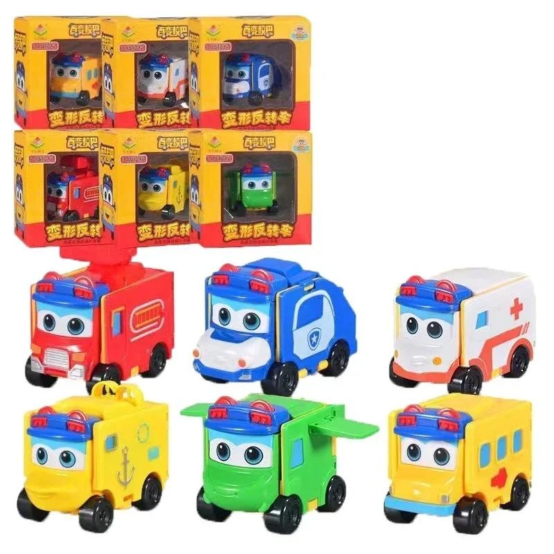 GoGo Bus Action Figure Toys Robot Transformer Cars Deformation Vehicles ...