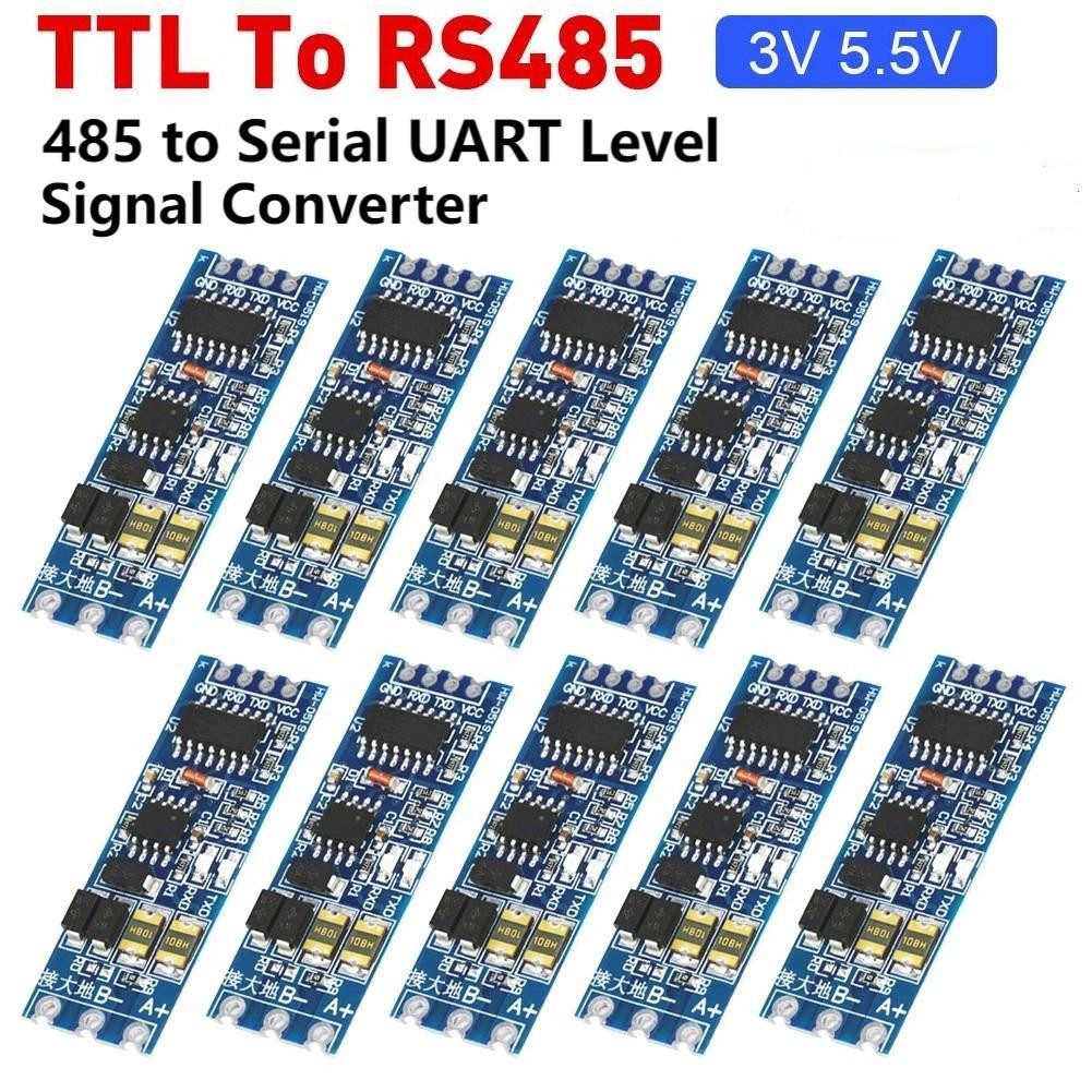 ☬1-10PCS TTL To RS485 Signal Converter 3.3V 5V 485 To Serial UART Level ...