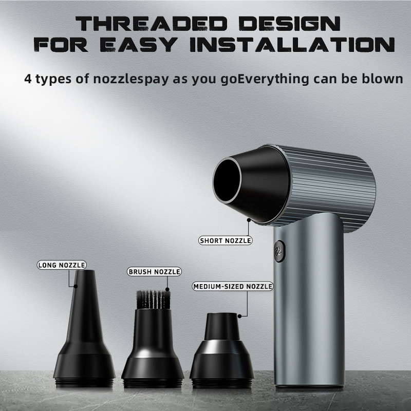 】X7 Mini Turbo Jet Fan 40mm Brushless Motor Handheld Duct Turbo Jet Fan ...