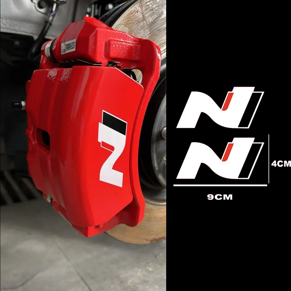 ≈2Pcs N Performance Brake Decals High Temp Vinyl for Hyundai i30N and ...