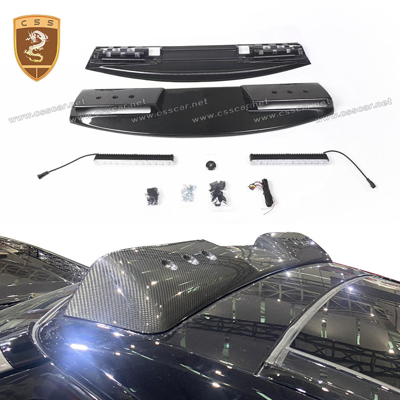 ☃CSSYL Carbon Fiber Car Top Wing For Land Rover Defender upgrade SVR ...