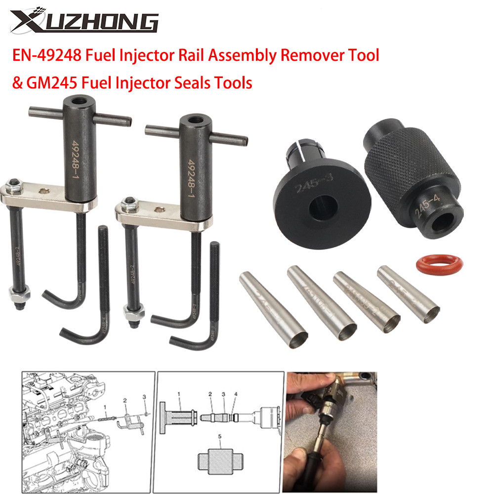 ☽EN-49248 Fuel Injector Rail Assembly Remover Tool 6706& GM245 Fuel ...