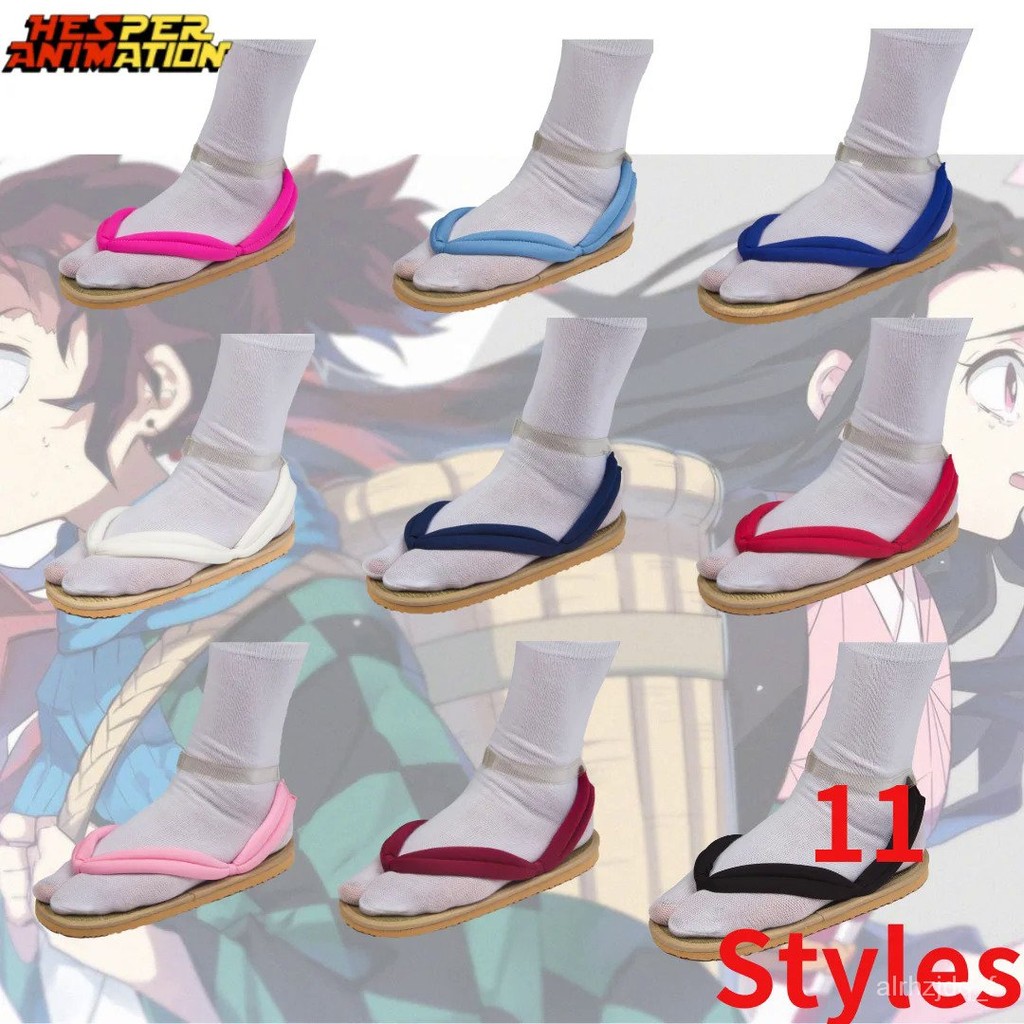 Demon Slayer Cosplay Shoes For Kids Different Characters Kochou Shinobu ...