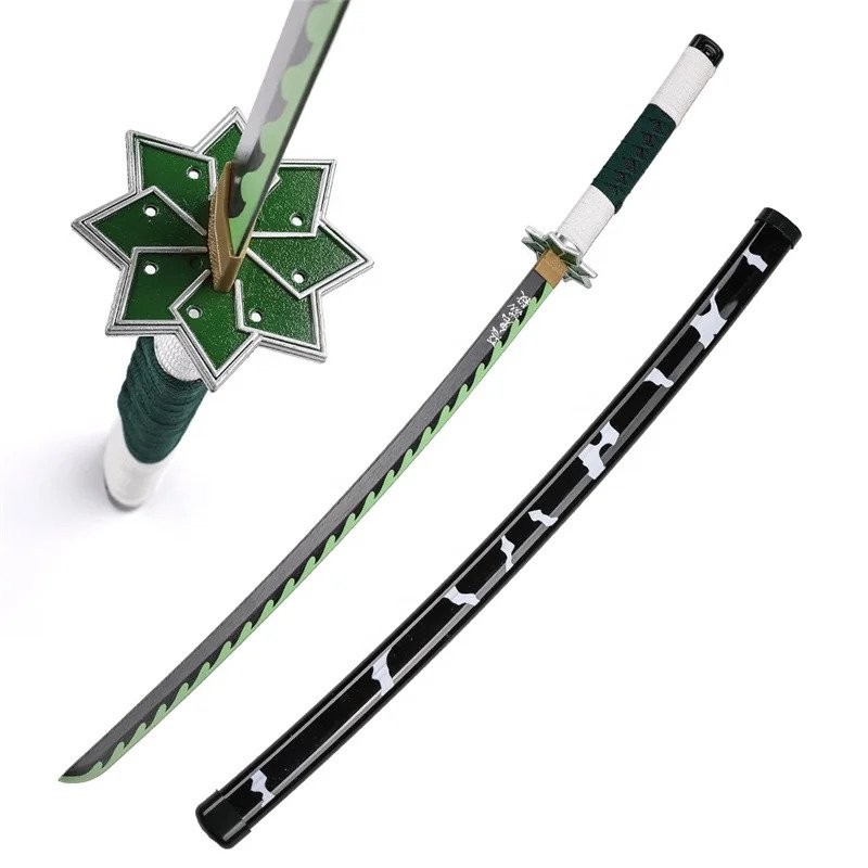 Japan Anime Demon Slayer Sanemi Wooden Toy Sword | Shopee Philippines