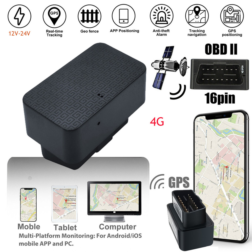 유OBD II GPS Tracker 16PIN OBD Plug Play Car GSM OBD2 Tracking Device ...