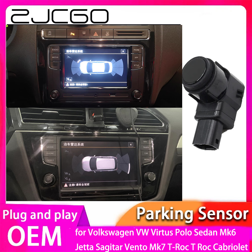 ☺Parking Sensor Assistance Backup Radar Buzzer System For Volkswagen VW ...