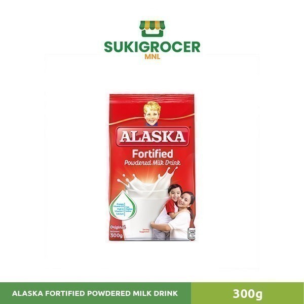 Alaska Fortified Powdered Milk 300g | Shopee Philippines