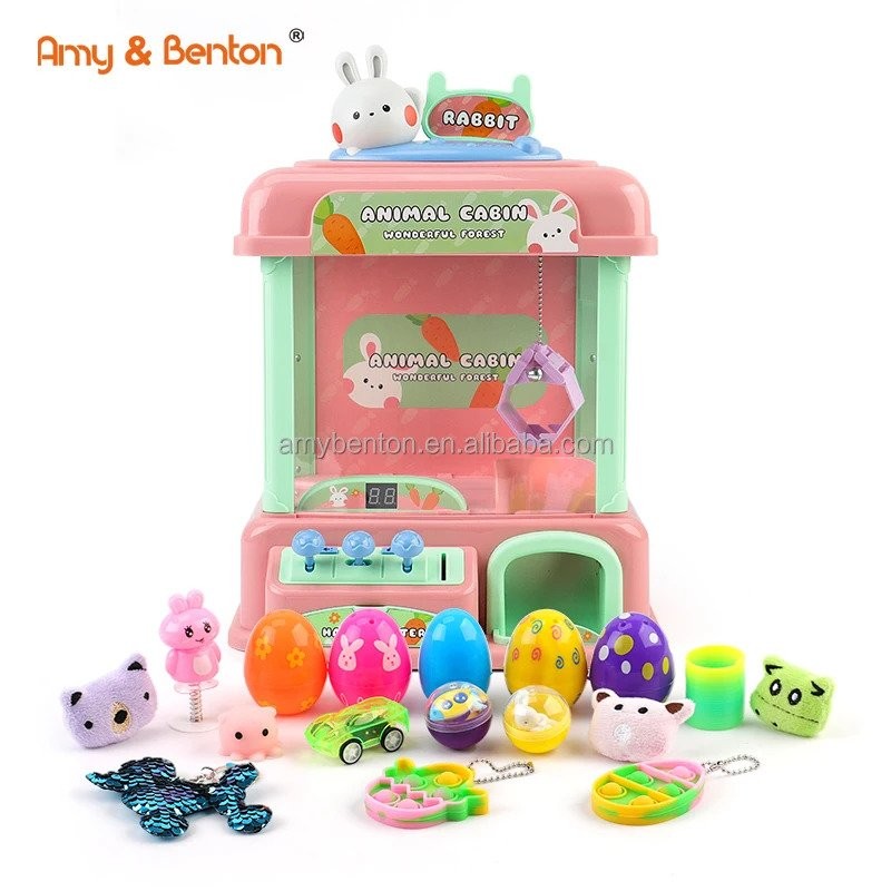 Mini Claw Machine for Kids Mini Vending Machines Arcade Candy Capsule ...