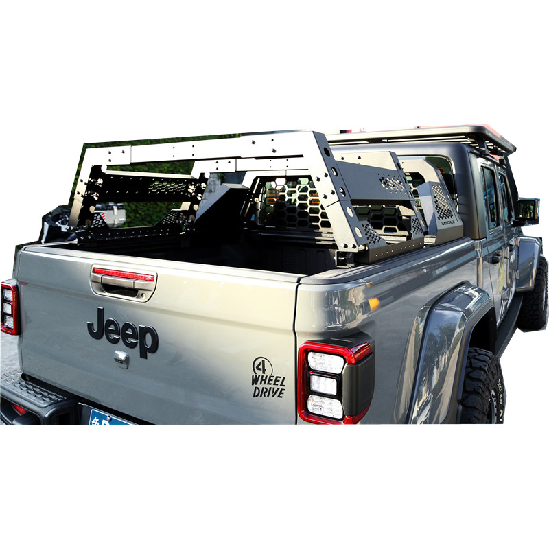 ♜4x4 Universal Adjustable Roll Bar Steel Carrier Cage Truck Bed Rack ...