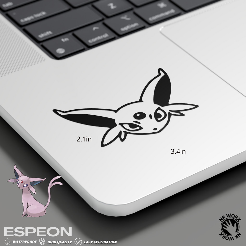 Espeon Pokemon Eeveelution Vinyl Decal Anime Sticker | Shopee Philippines