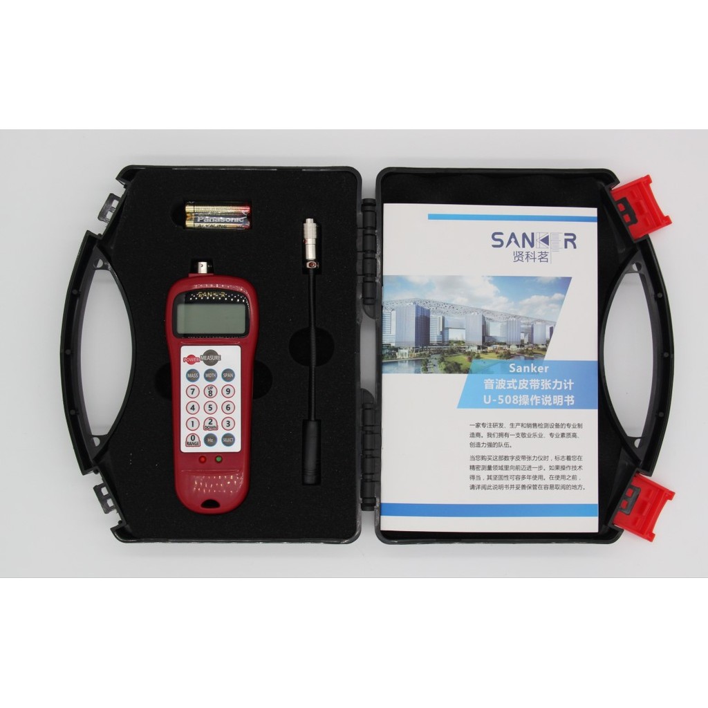 SANKER U508 belt tension meter U-508 sonic belt tension meter ----Replaces the old model U-507 J ...