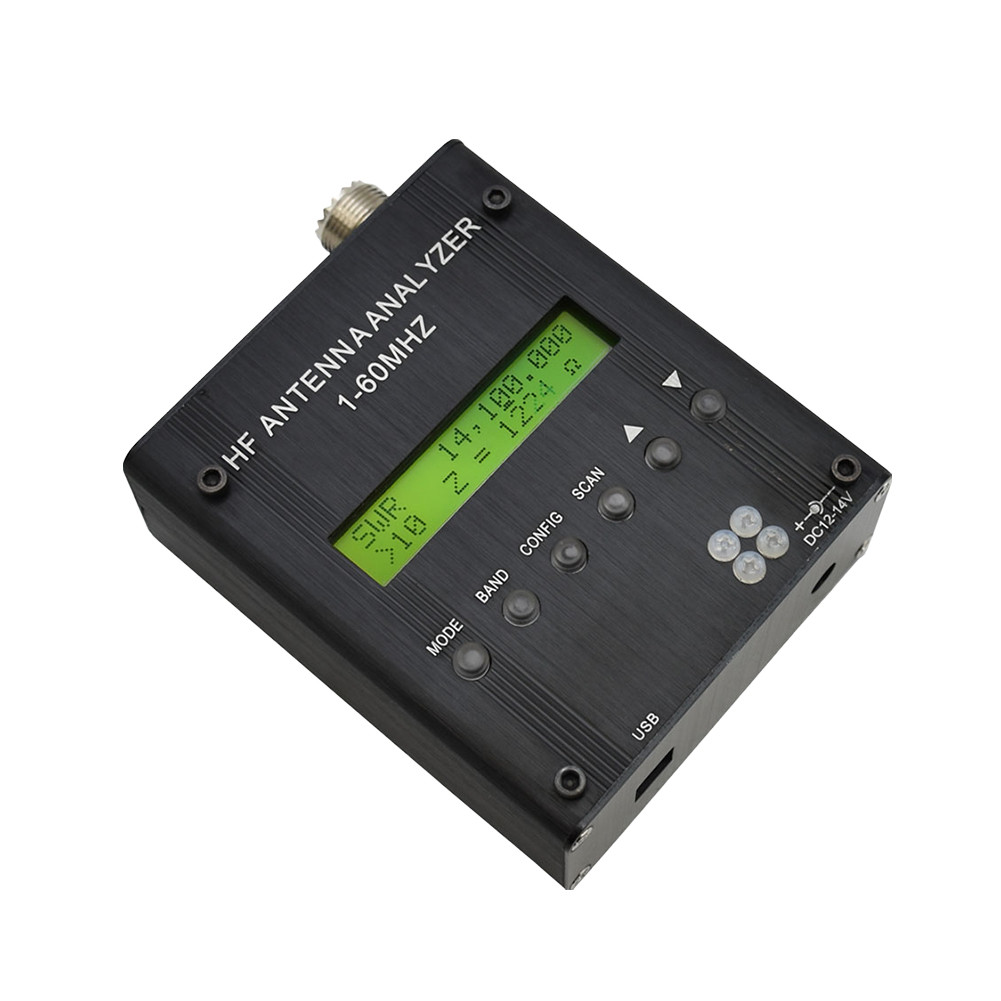 MR300 Digital Shortwave Antenna Analyzer Bluetooth-Compatible 1-60Mhz ...