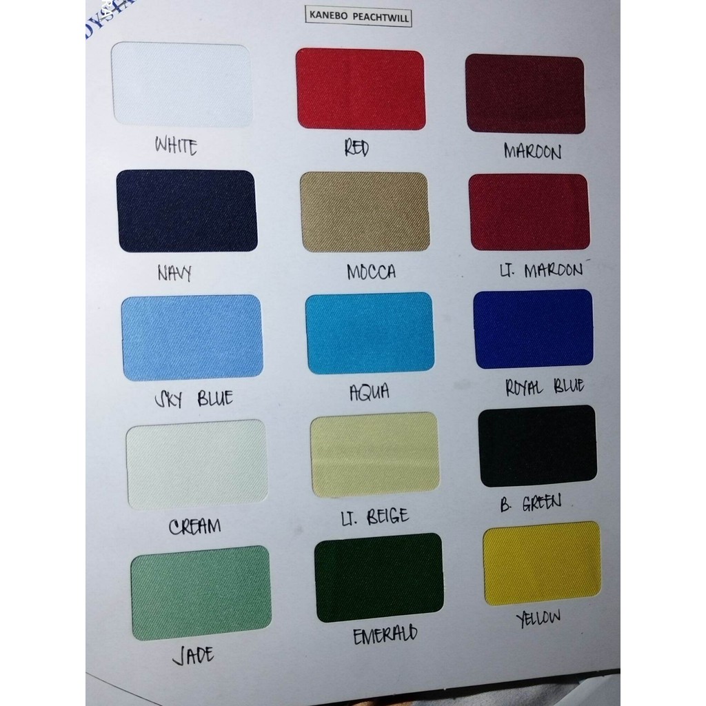 KANEBO PEACH TWILL FABRICS. Sold per roll (70 yards in 1 roll) | Shopee Philippines