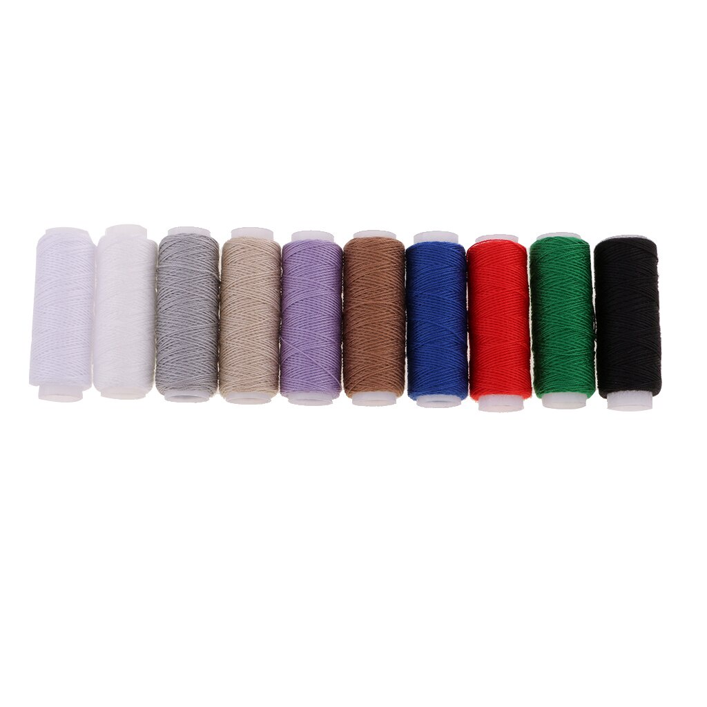 New 10 Spools Leather Jeans Sewing Thread Strong for Hand / Machine ...