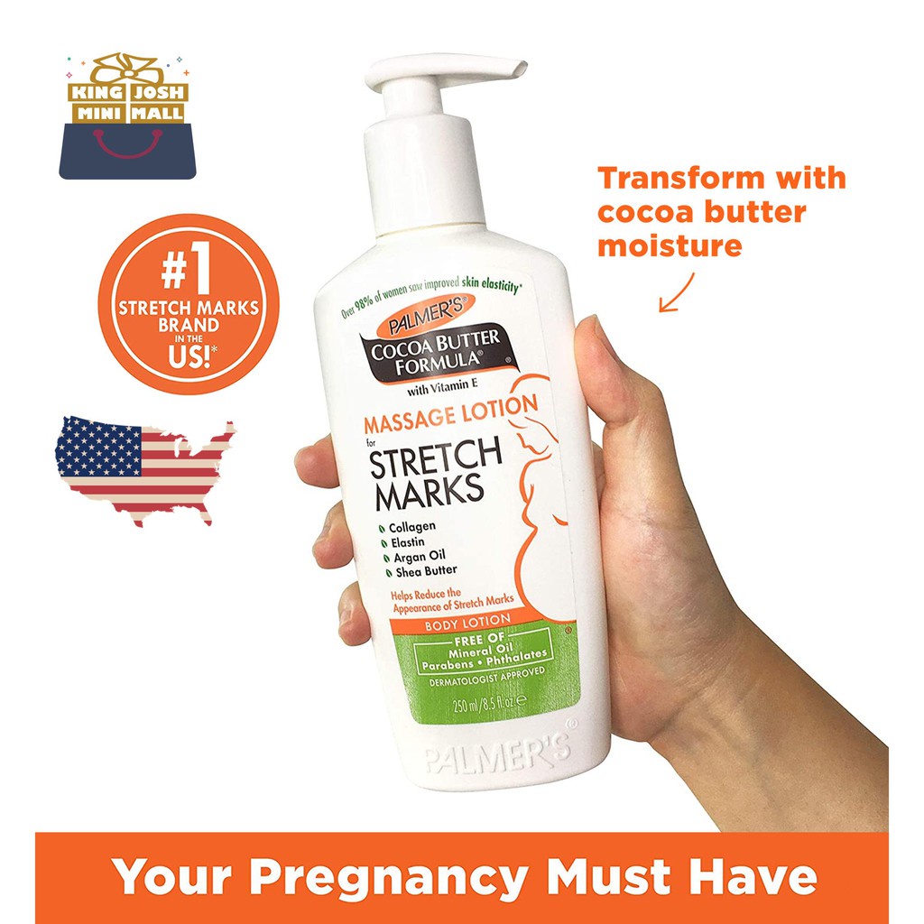 ☊☁☫Palmer's Cocoa Butter Formula Body Lotion (Like Cream Massage on Stretch Marks) 190 ml to 250 ...