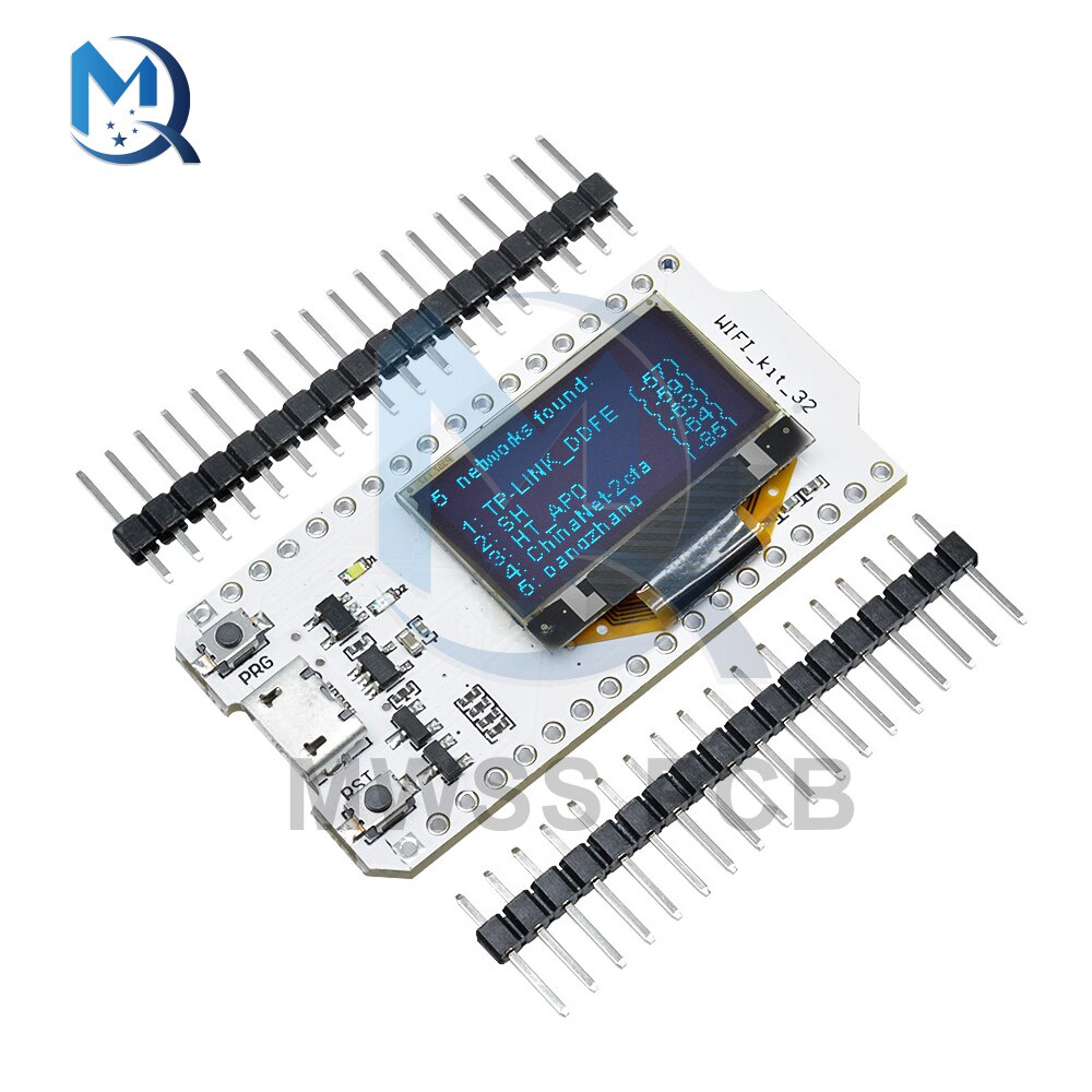 ESP32 0.96 Inch Blue OLED Digital Display Bluetooth WIFI Kit 32 Module ...