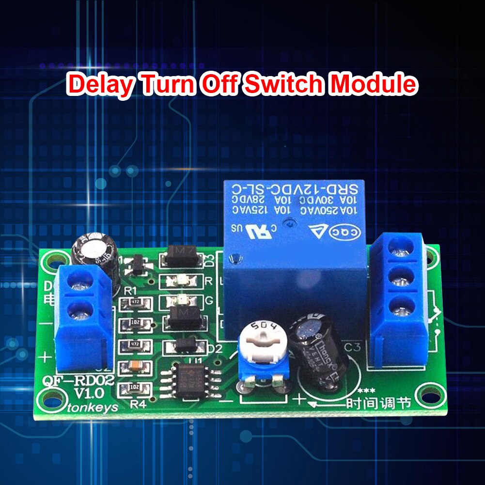 Relay Trigger Delay Switch Board Module Diy Time Delay Relay Module