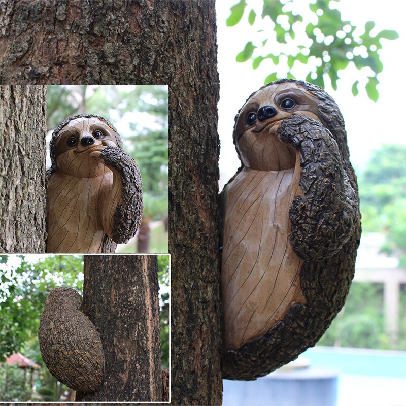 Sloth Hanging Ornament Garden Tree Hanging Ornament Creative Resin ...