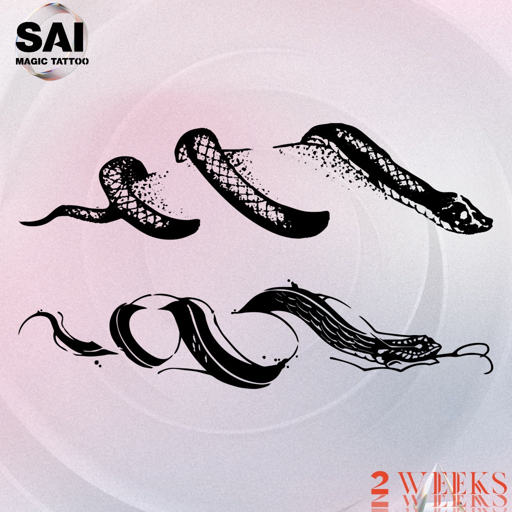 SAI MAGIC TATTOO 188 Lasts To 2 Weeks Tattoo Sticker Waterproof Long ...