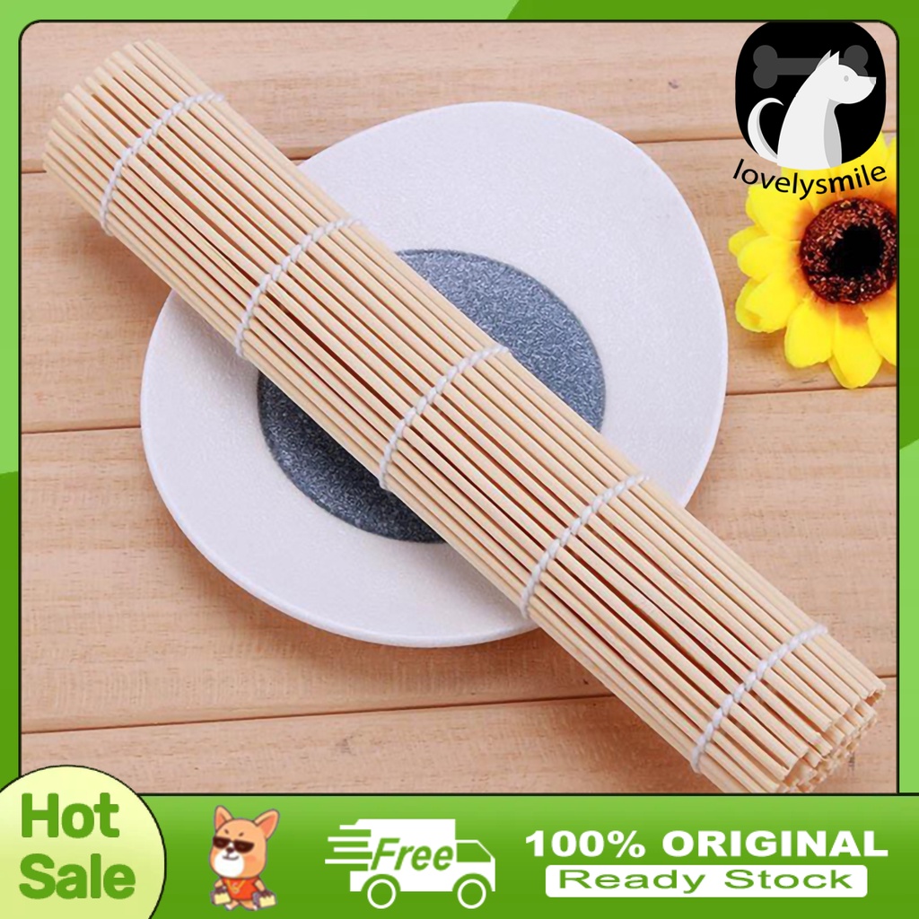 L~ Bamboo Non-stick Sushi Rolling Mat Curtain Rice Roller Chicken DIY ...