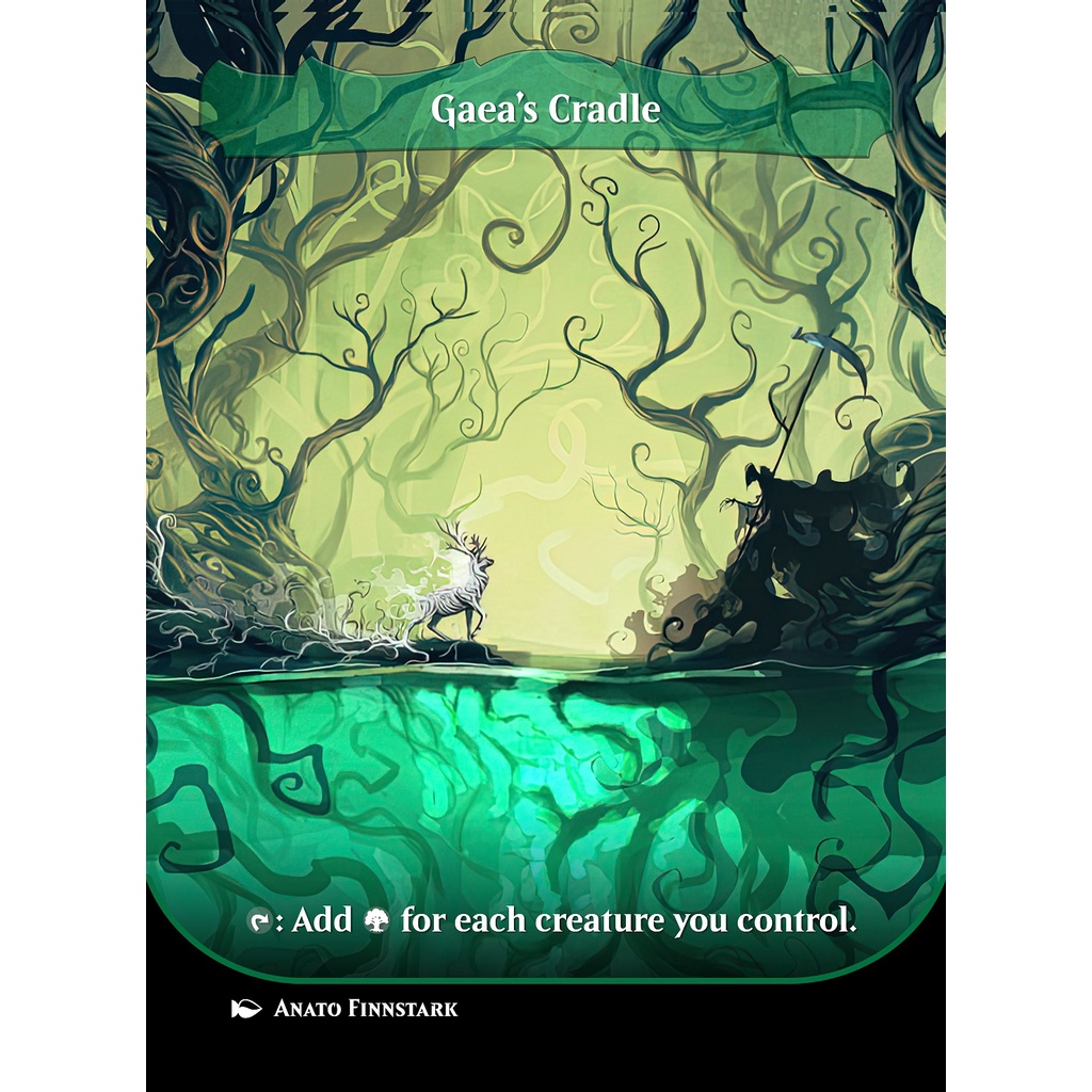 Custom Art Card - Gaea's Cradle (Unstable) | Shopee Philippines