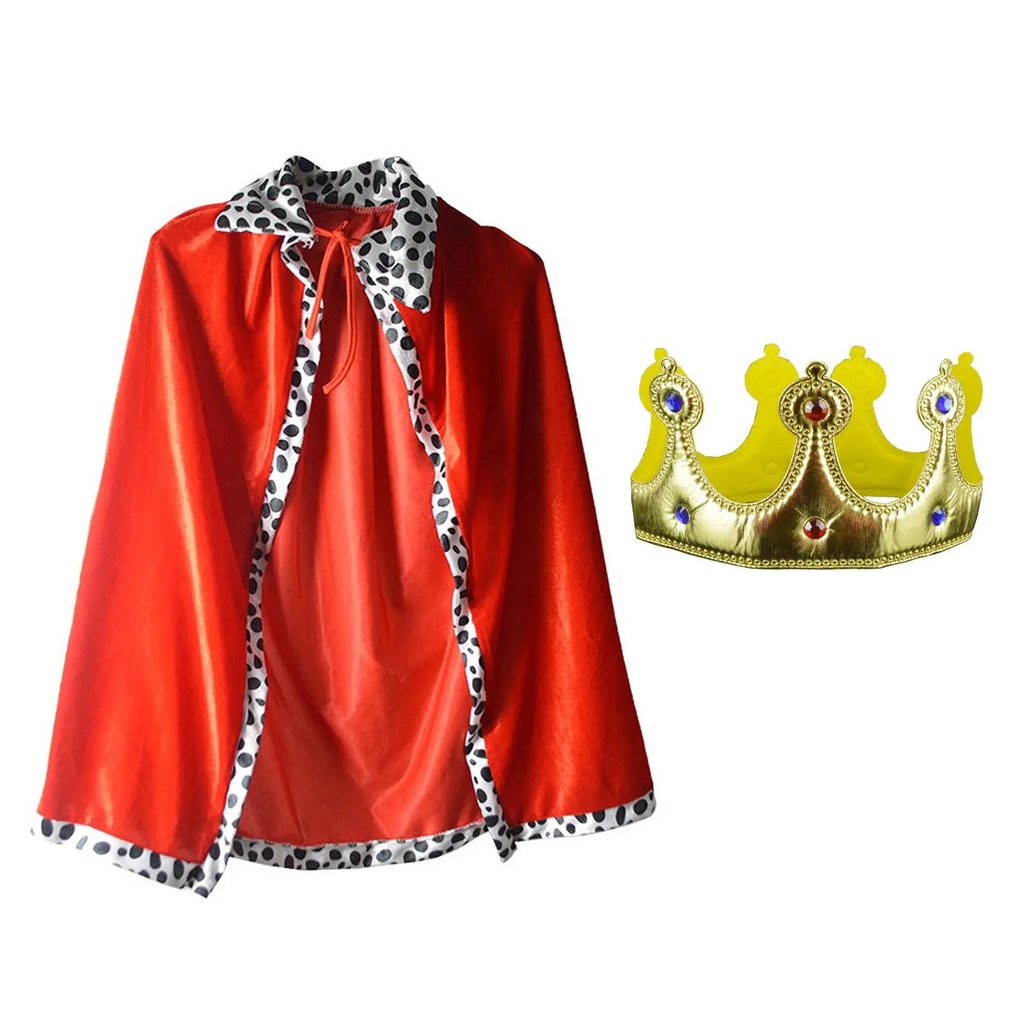 King Cloak Costume Dress up Children Cape Cloak for Halloween Cosplay ...