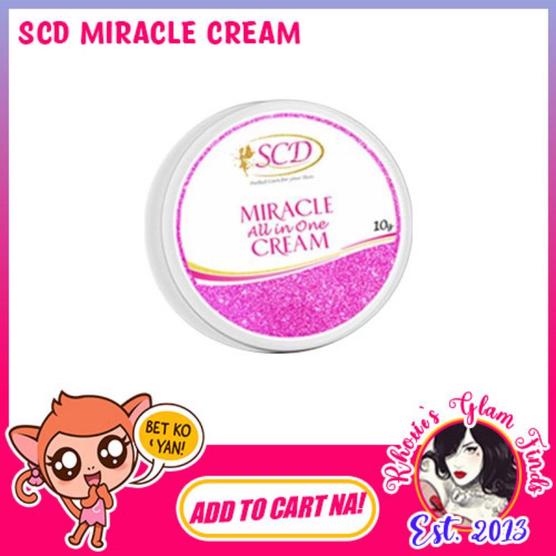 SCD Miracle All in One Cream 10g | Shopee Philippines