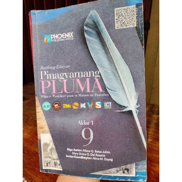 Pinagyamang Pluma: Wika at Panitikan Para sa Mataas na Paaralan 9 ...