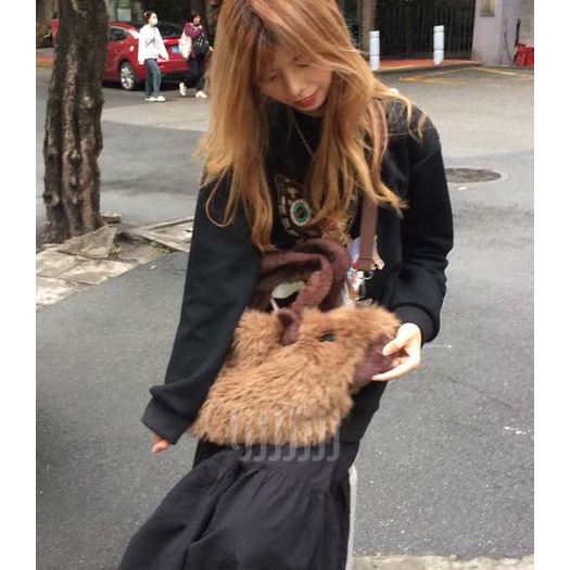 Original Kapi Grilled Capybara Medium Shoulder Bag Limited Edition ...