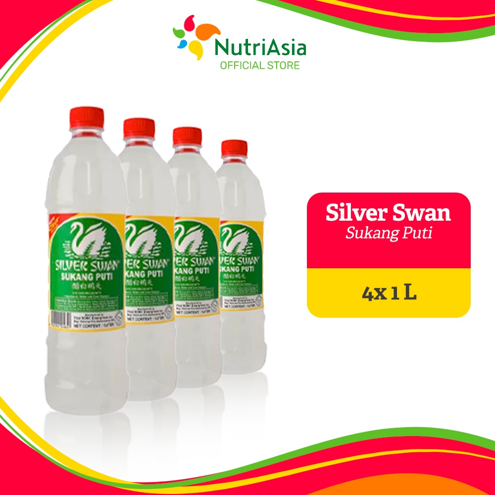 Silver Swan Sukang Puti 1 L Bundle of 4 | Shopee Philippines