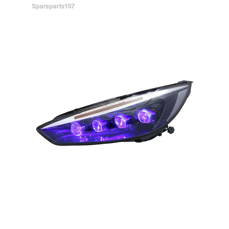☑ ♗Focus headlight assembly 15-18 Focus modified LED crystal lens with ...