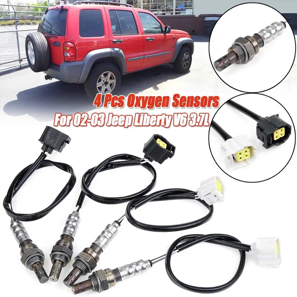 ☹4Pcs Upstream & Downstream Oxygen O2 Sensor For Jeep Liberty V6 3.7L ... ☹4Pcs Upstream & Downstream Oxygen O2 Sensor For Jeep Liberty V6 3.7L ...