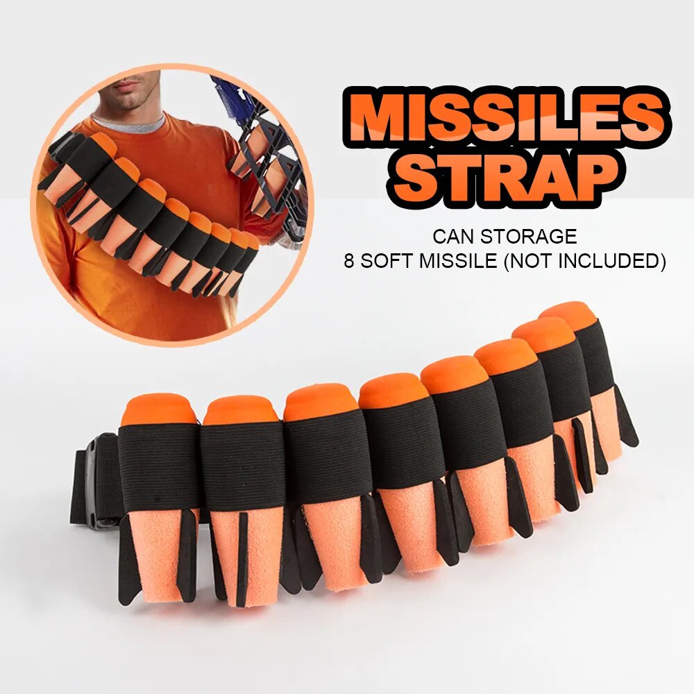 Missiles Strap for Nerf Missiles Tactical Equipment Straps for Nerf ...