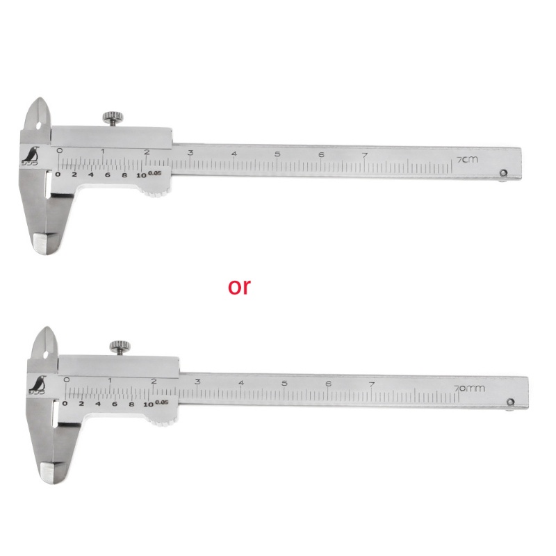 G5AB Mini Vernier Caliper 0-70mm Guage Pocket Stainless Hardened Metric ...