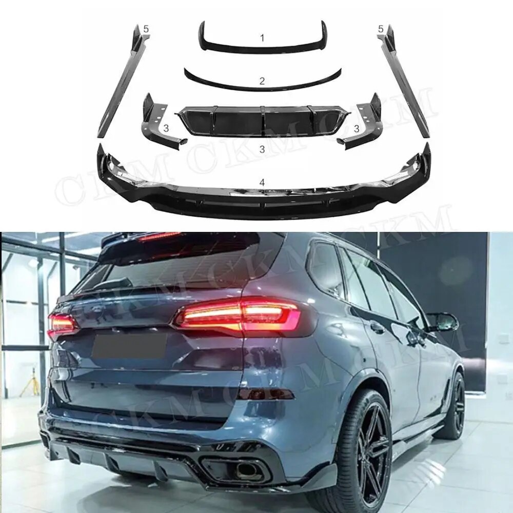 ۞for BMW G05 X5 M sport 2019+ Carbon Fiber Bumper Front Lip Rear ...