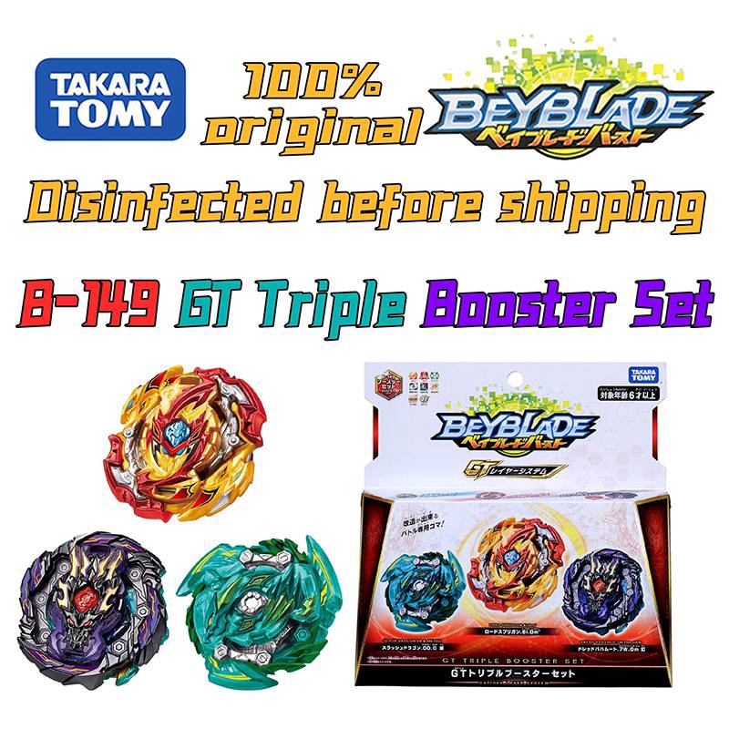 100% Original Takara Tomy Beyblade toy Burst GT B-149 GT Triple Booster ...