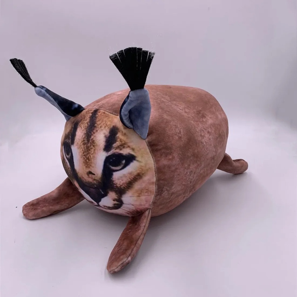 ☏Huge Square Cat Plush Raise A Floppa Games Cute Cat Stuffed Animals ...