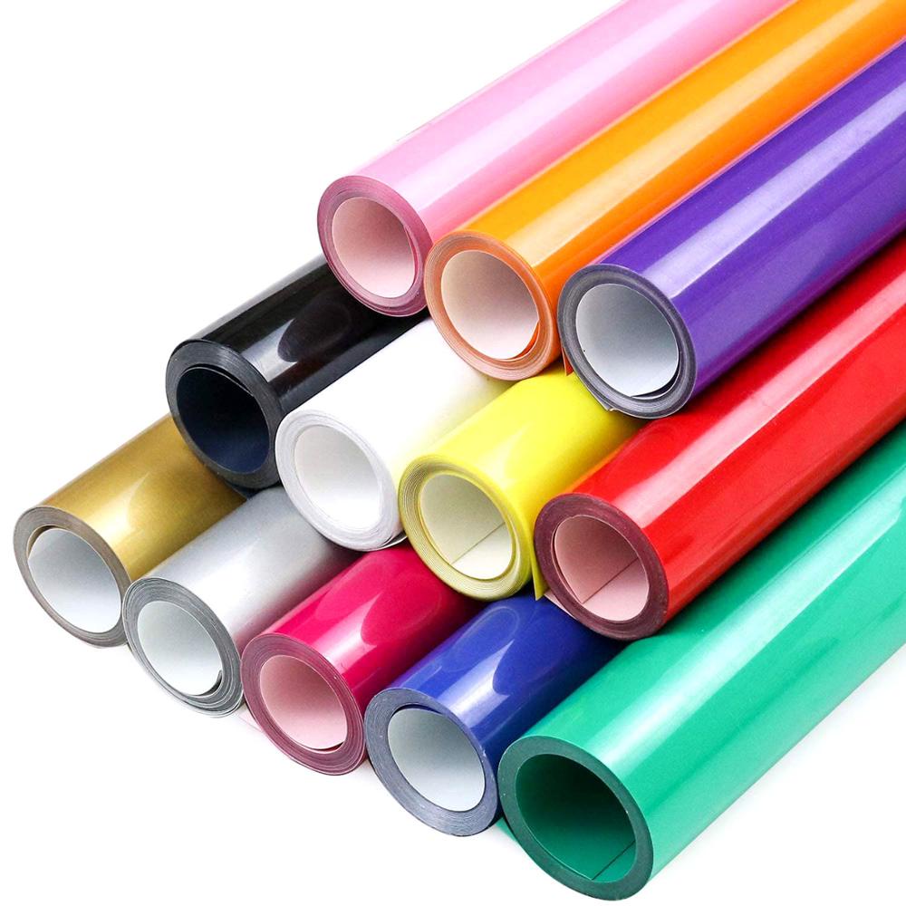 30X100CM/Roll PVC Hot Adhesive Paste Vinyl Film Heat Transfer Vinyl ...