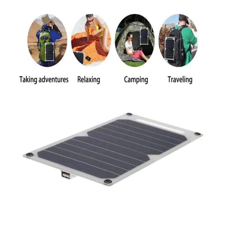 유Portable 10W 5V Solar Power Charging Panel USB Charger For iPhone ...