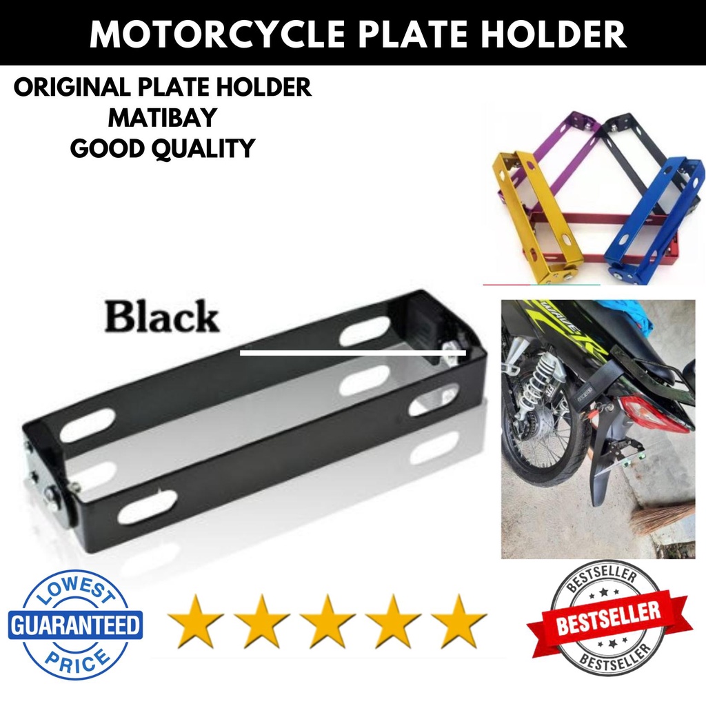 ORIGINAL SUZUKI raider j crossover MOTORCYCLE PLATE HOLDER HIGH QUALITY ...