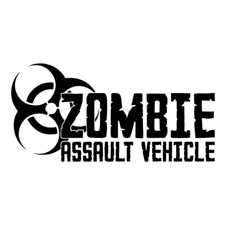 S51398 Various Sizes/Colors Car Stickers Vinyl Decal Zombie Assault ...