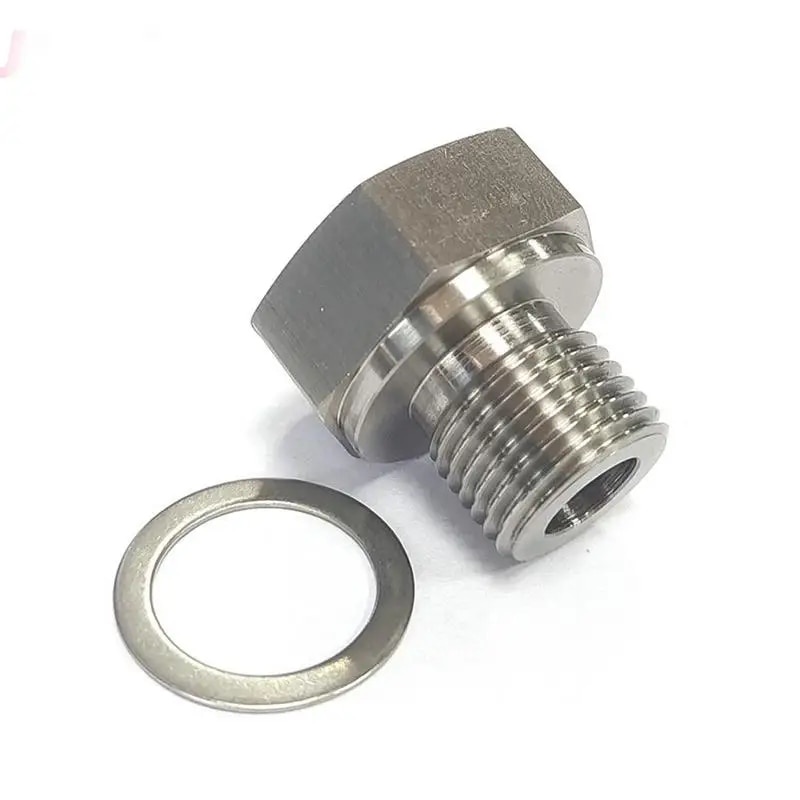 ≈Oil Pressure Adapter Adapt To 1/8 NPT Oil Pressure Test Gauge ...