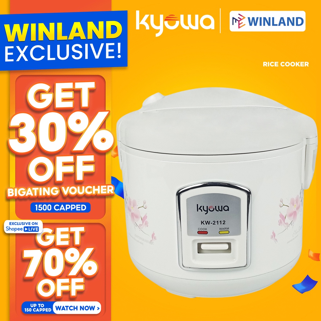 [2361]KYOWA 1.2L serves 4-6cups Automatic Jar-Type Rice Cooker w ...